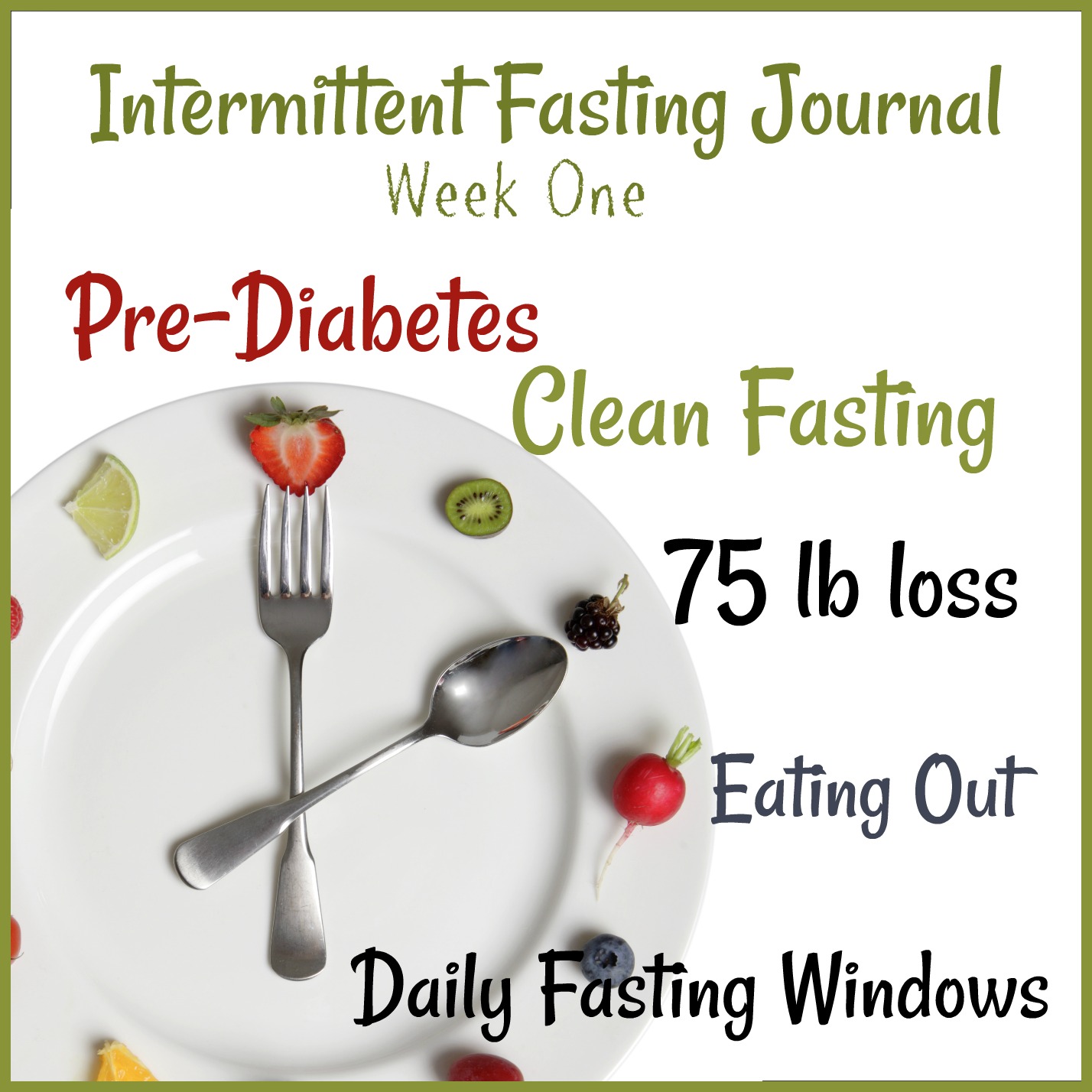 The Intermittent Fasting Journal: Episode One/Week One | Donna Reish